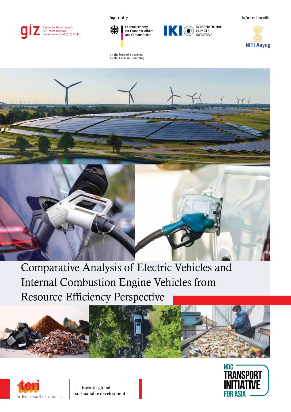 Comparative Analysis of EVs and ICEVs from Resource Efficiency perspective - Changing Transport