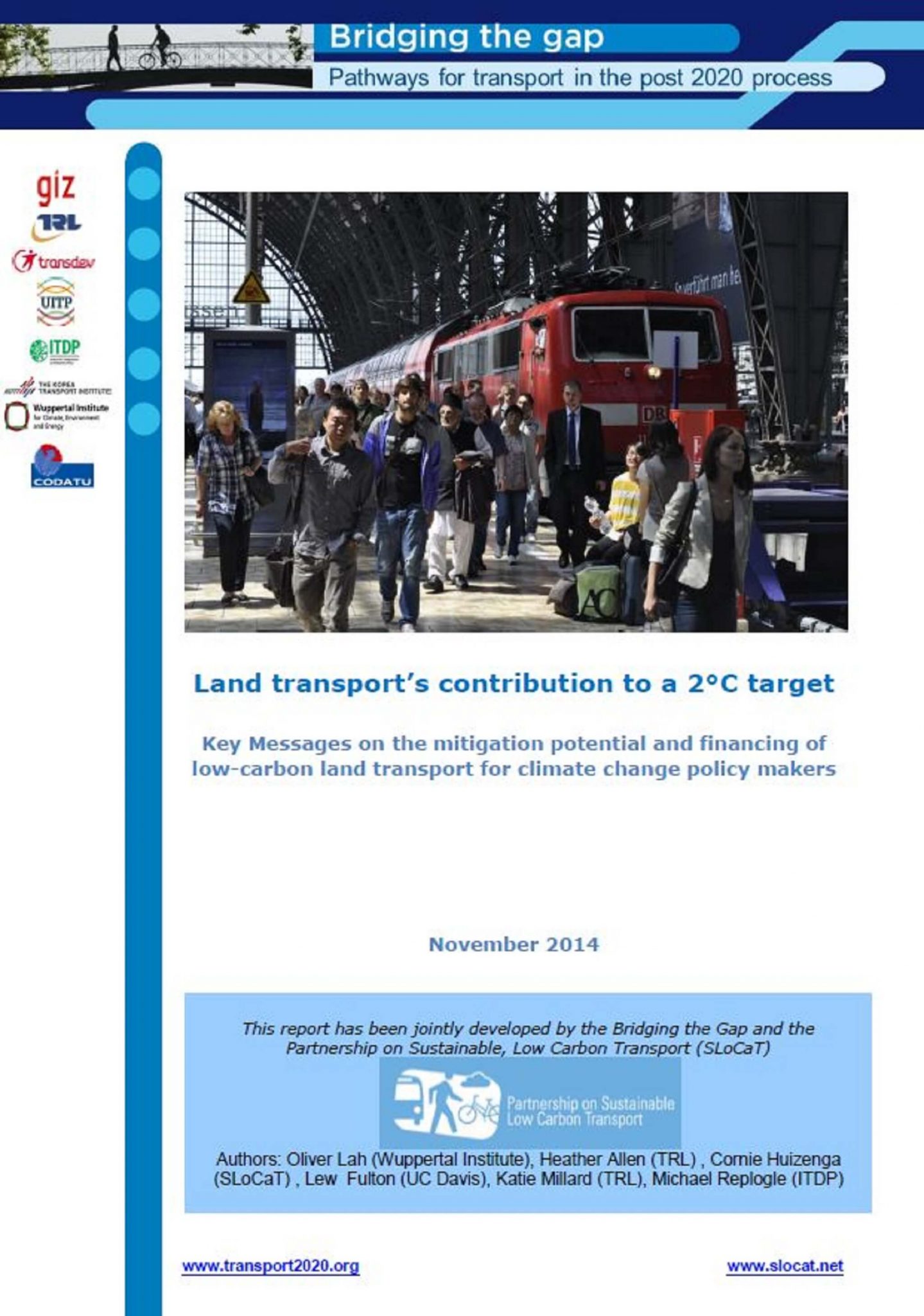Land Transport’s Contribution to a 2°C Target - Changing Transport