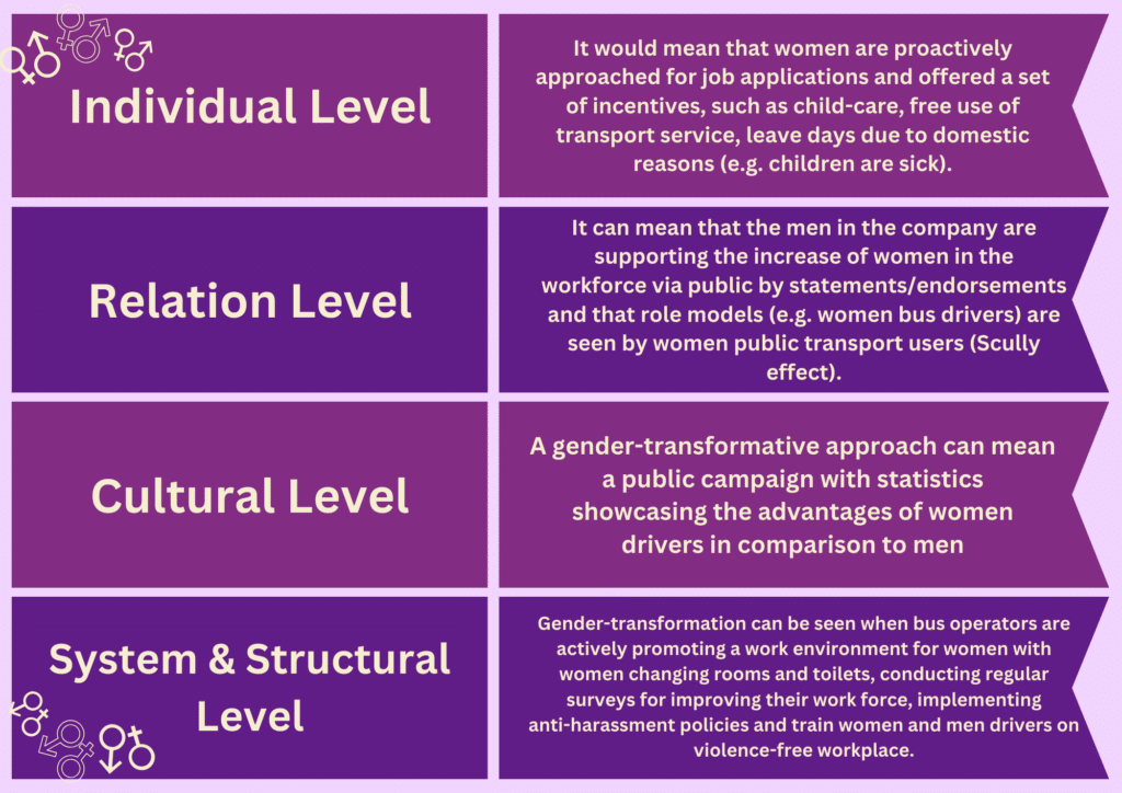 Why Gender-Transformative Transport? - Changing Transport