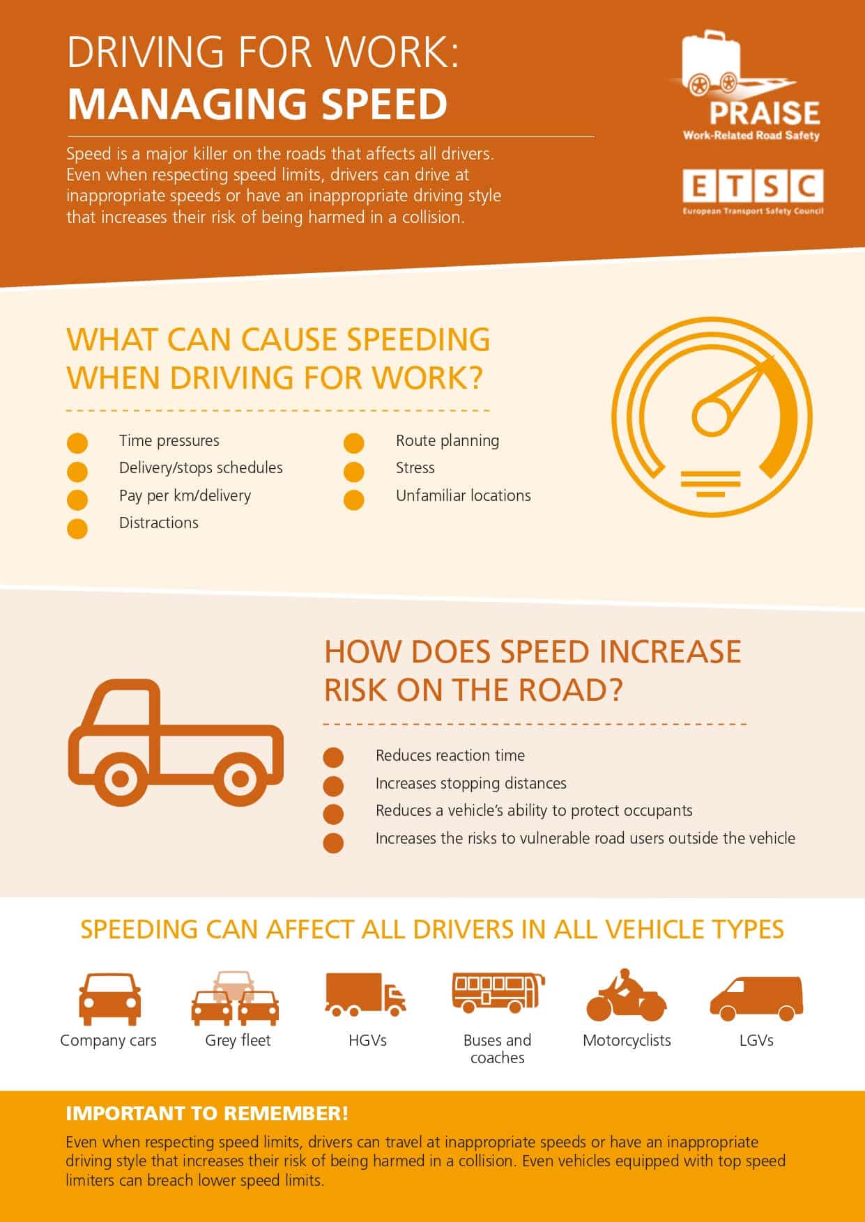 Managing Speed Infographic - Changing Transport Managing Speed Infographic - Changing Transport