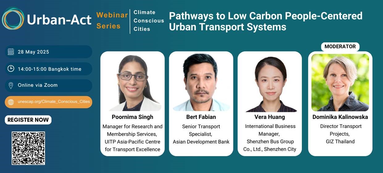 Pathways to Low Carbon People-Centered Urban Transport Systems - Changing Transport